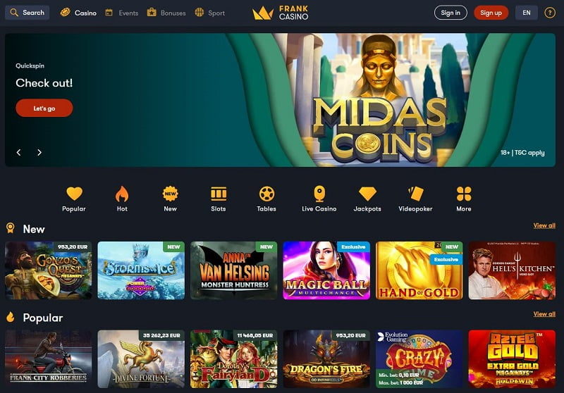 Frank Casino Canada 2026 Up To 300 50 Free Spins Frank Casino Canada 2026 Up To 300 50 Free Spins